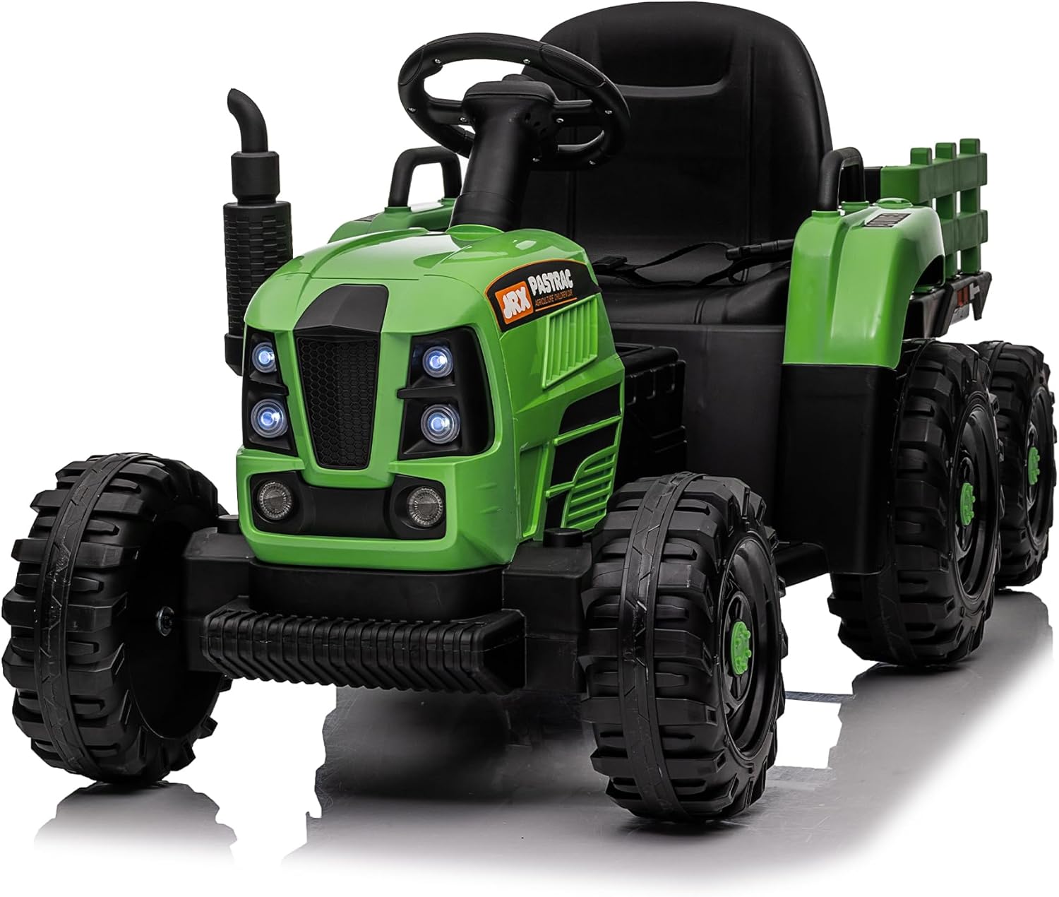Amazon.com: Fulvari 12V Kids Ride On Tractor with Trailer & Remote ...