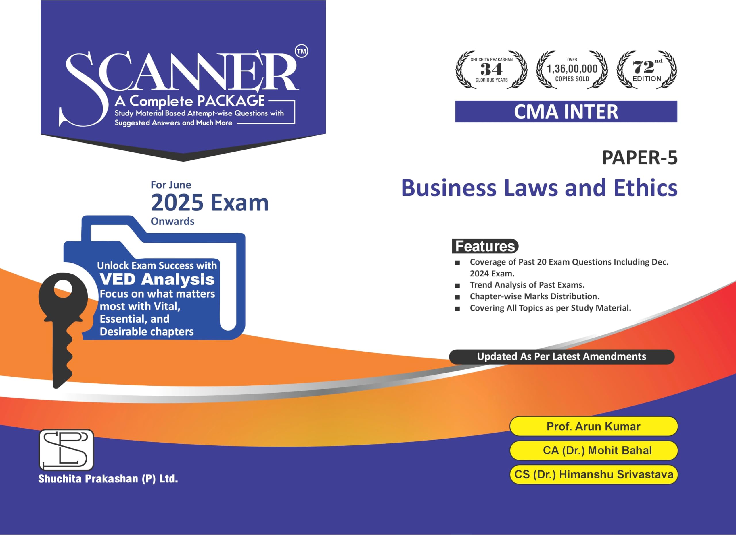 Business Laws and Ethics (Paper 5 | CMA Intermediate | Gr. I) Scanner - Including questions and ...