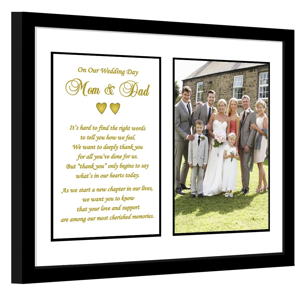 Parent Thank You Wedding Gift – Sweet Poem From Bride and Groom to Mom ...