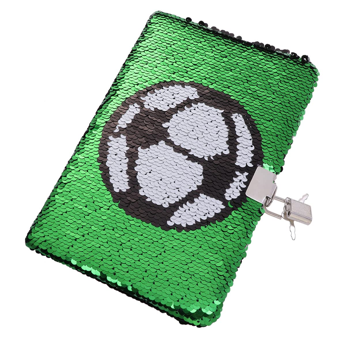 TOYANDONA Football Diary for Boys with lock and keys, Sequin Journal ...