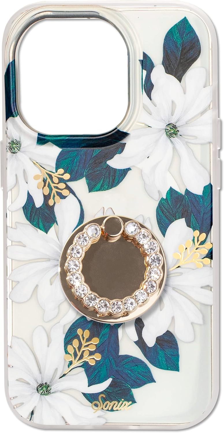 Amazon.com: Sonix Delilah Case + Gold Rhinestone Phone Ring for iPhone ...