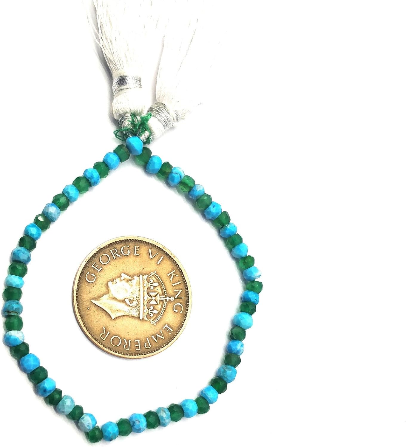 Amazon.com: Deal of The Weekend On 1 Strand Natural Turquoise with ...