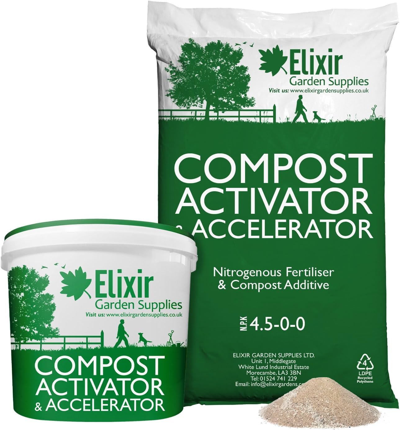 Elixir Gardens Compost Activator & Accelerator/Compost Maker 4.5-0-0 ...