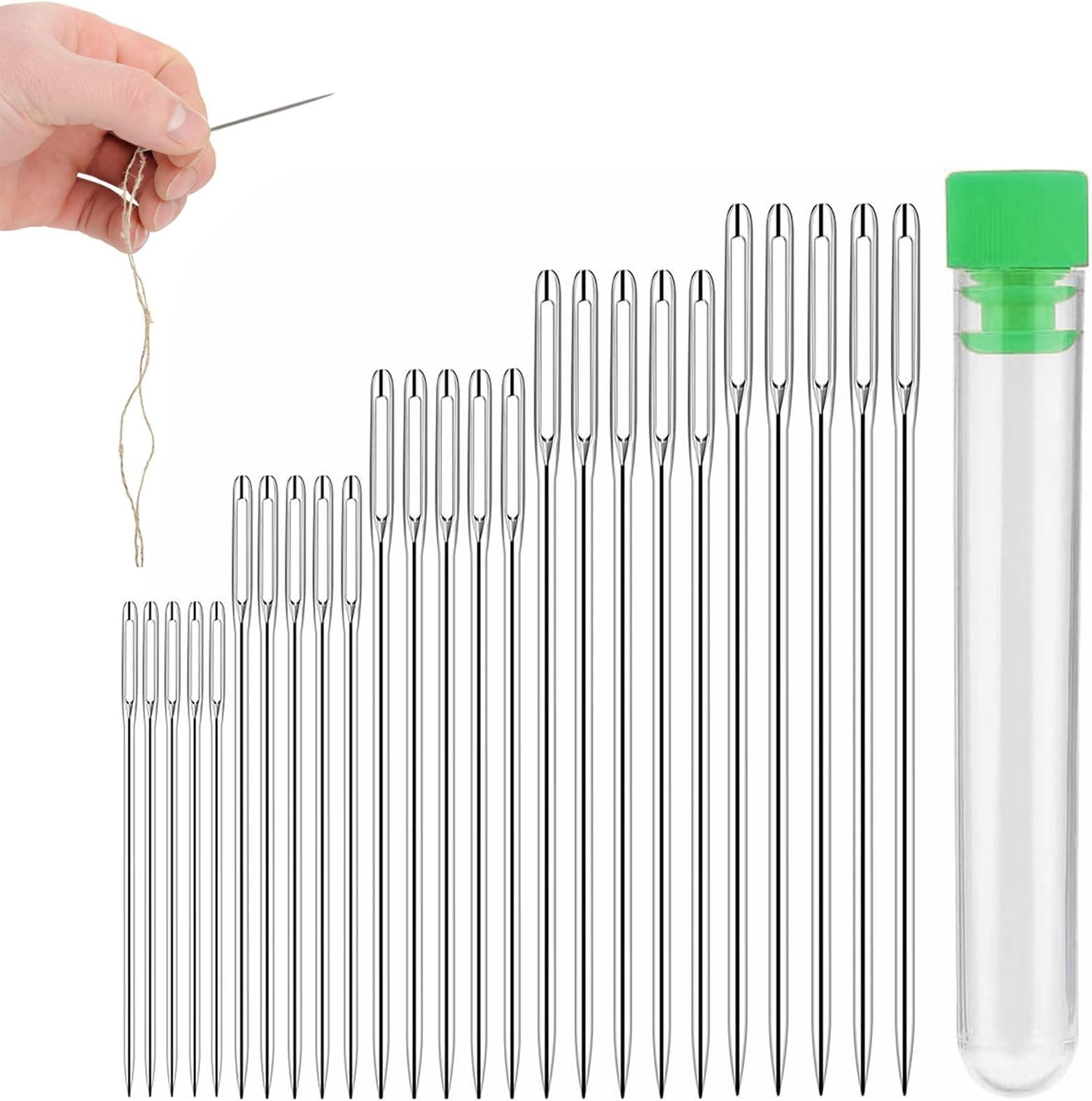 Pony Gold Eye Hand Sewing Needles: Chenille, Size 18-22, Multi-Colour ...