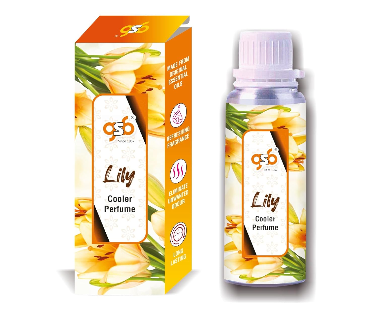 Buy GSB Lily Cooler Perfume | Long Lasting | Alcohol Free | Cooler ...