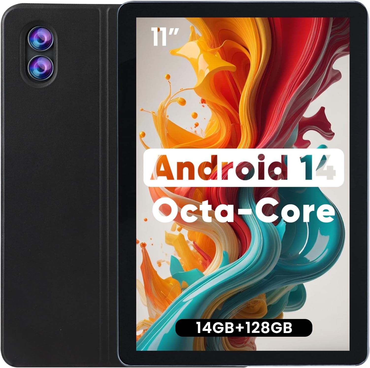 Amazon.com : Android Tablet 11 inch 14(6+8)GB RAM 128GB ROM Octa-Core ...