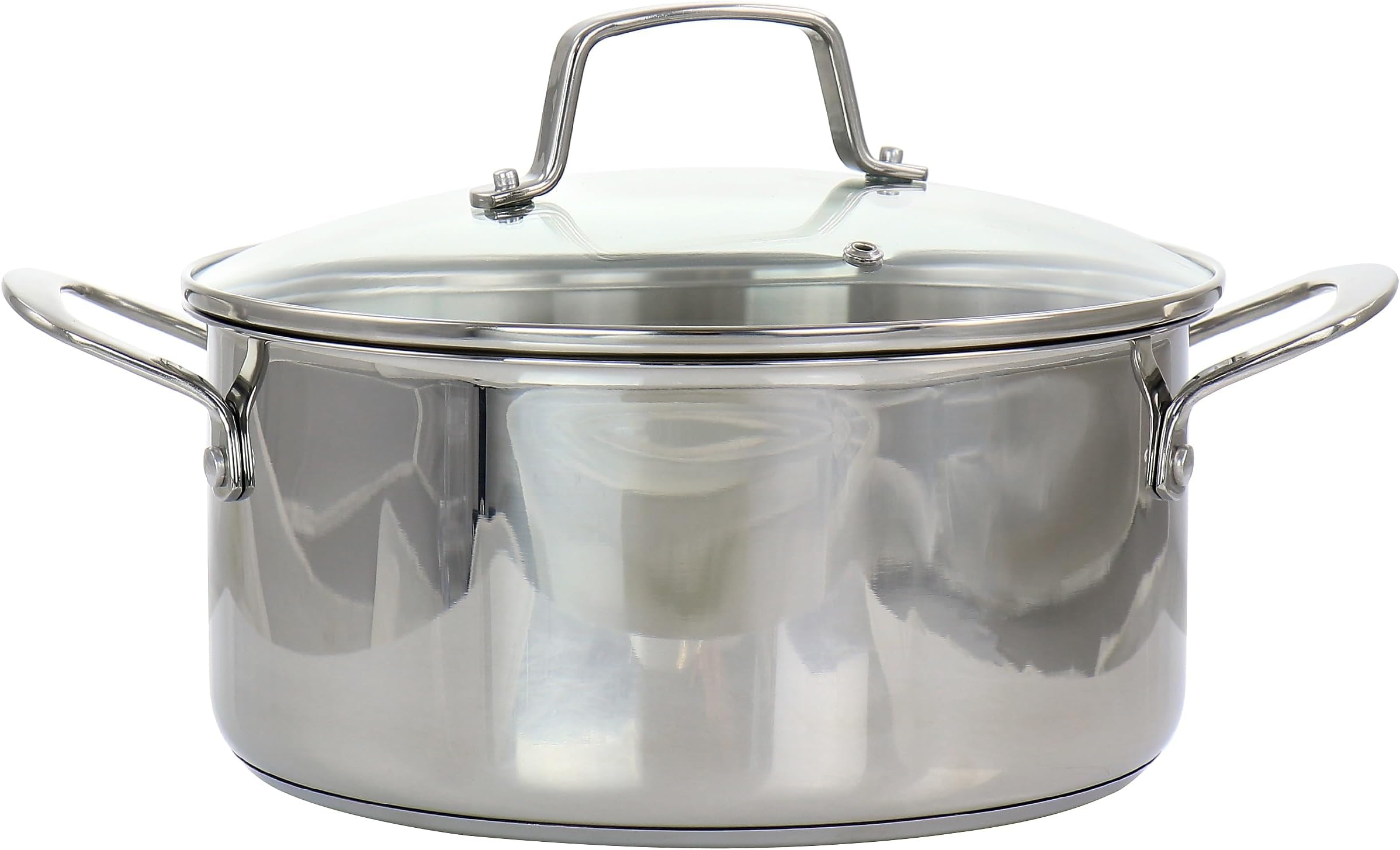 Amazon.com: Cuisinart Contour Stainless 5-Quart Dutch Oven with Glass ...
