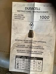 Amazon.com: Duracell 1000 Lumen Lantern 2 Pack : Sports & Outdoors