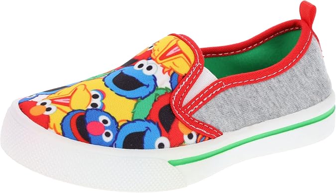 Amazon.com | Sesame Street Elmo Shoes,Slip On Sneaker Toddler,Indoor ...