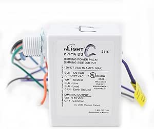 Sensor Switch NPP16-DS nLight Occupancy Sensor Power Pack, 16A, 120 ...