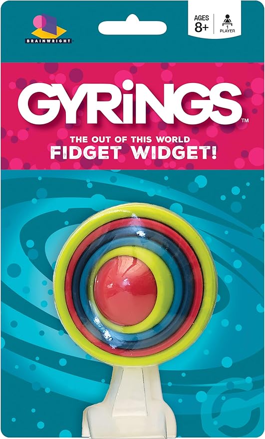 Amazon.com: Brainwright Gyrings - The Out of This World Fidget Widget ...