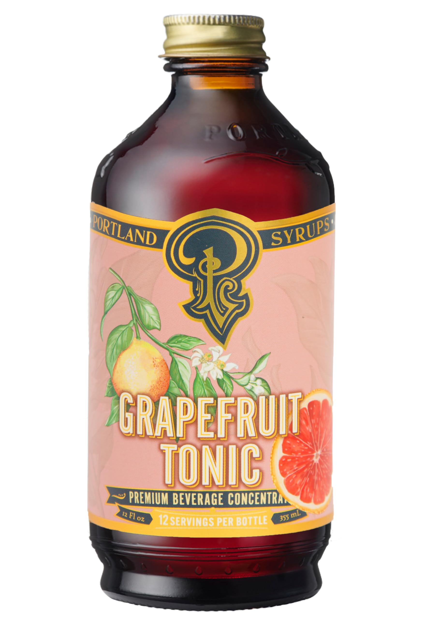 Amazon.com: Portland Syrups Grapefruit Tonic Syrup - Craft Delicious ...