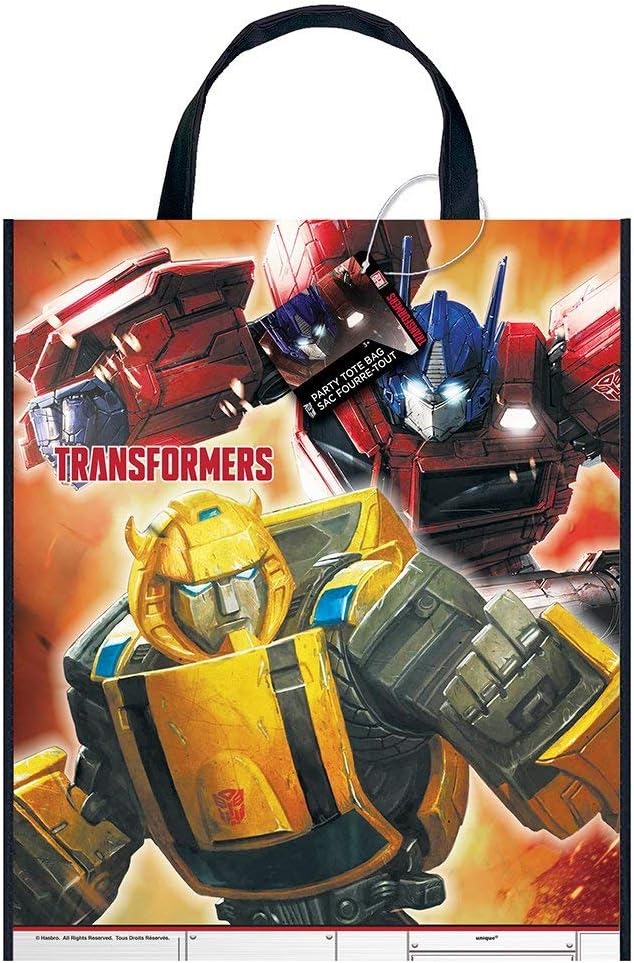Amazon.com: Large Plastic Transformers Goodie Bag, 13" x 11" : Toys & Games