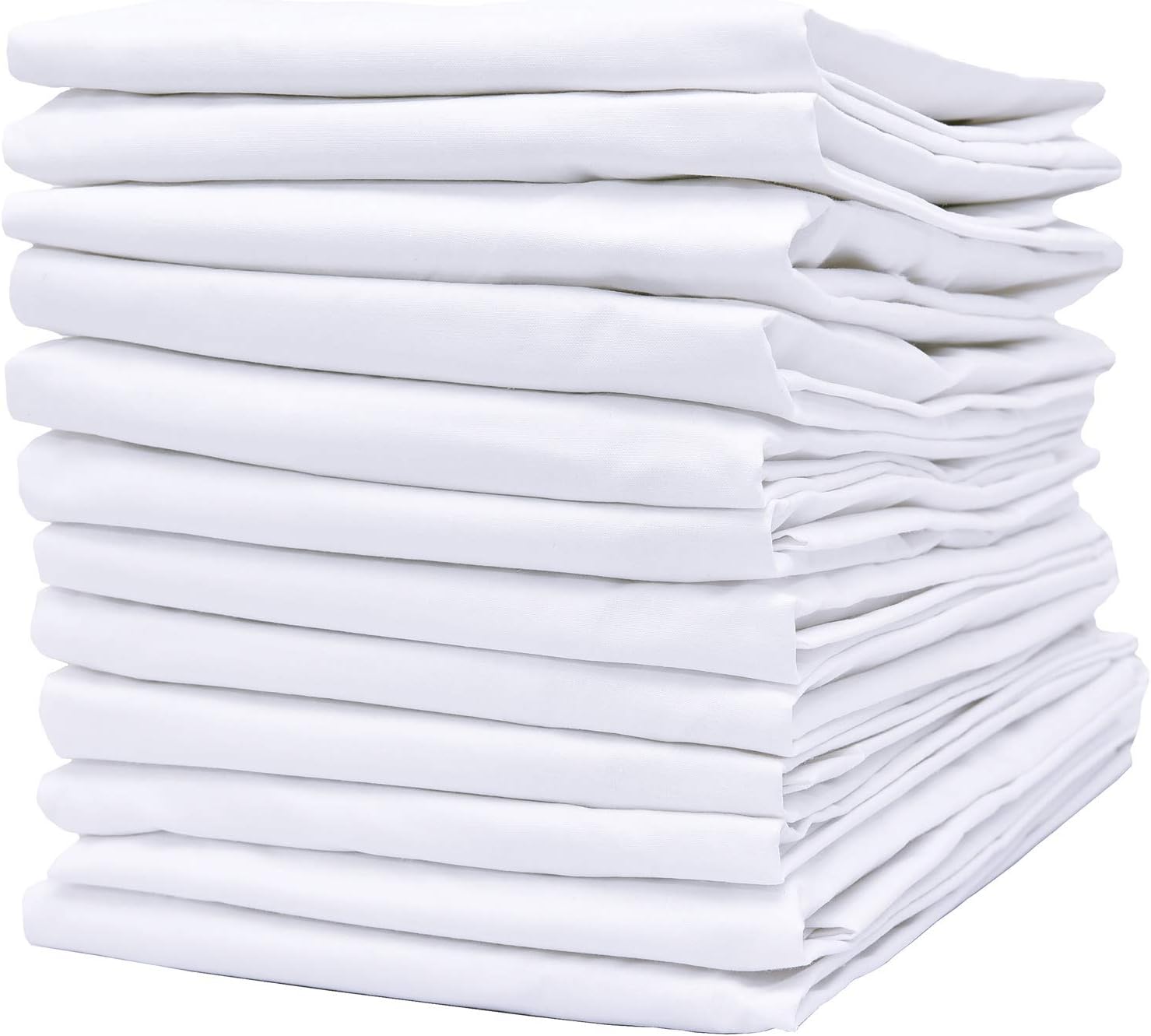 Amazon.com: Pacific Linens Pillowcases White 12 Pack 200 Thread Count ...