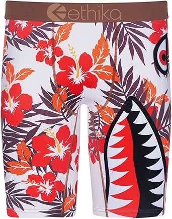 Ethika Bomber Hawaiian Staple Boxer Briefs at Amazon Men’s Clothing store
