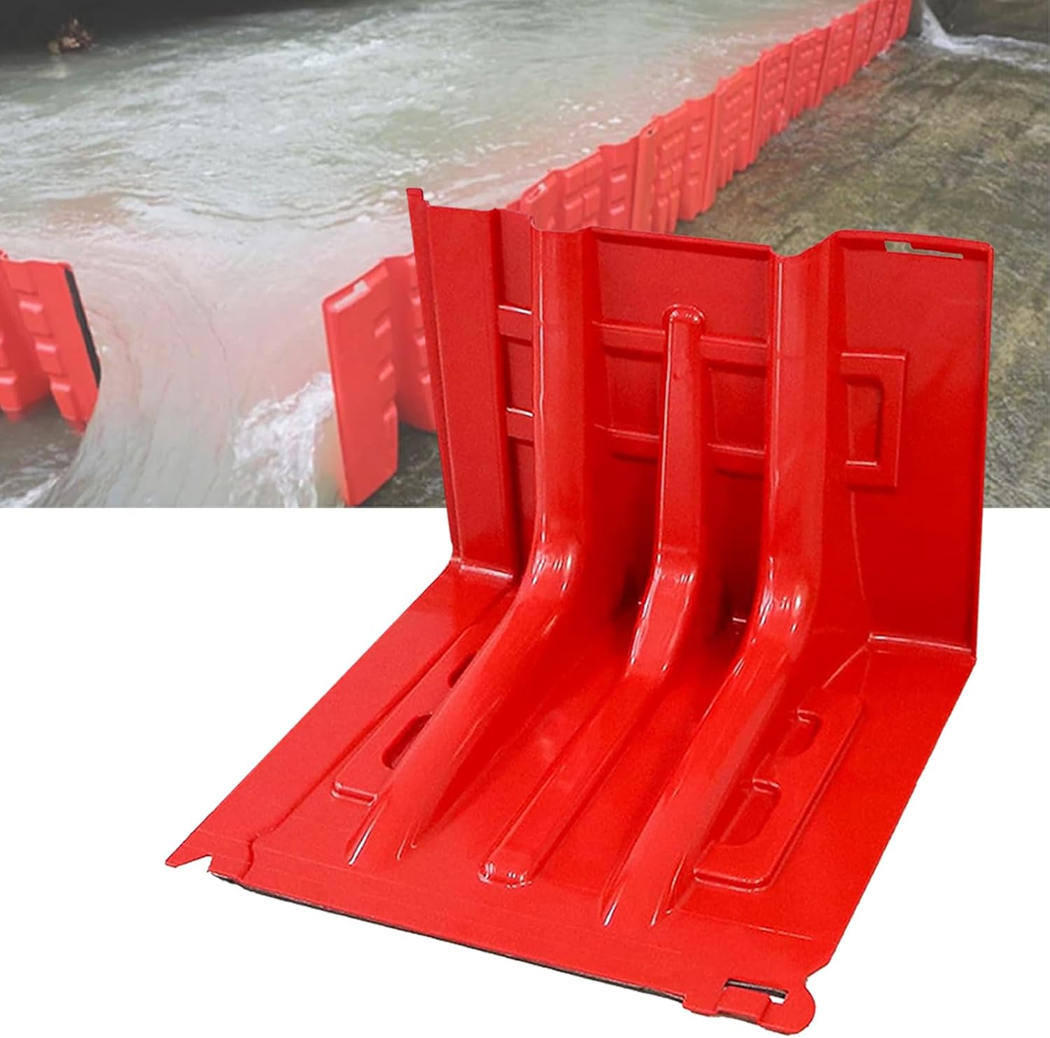 Amazon.com: Reusable ABS Flood Protection Barrier, L-Shaped Emergency ...
