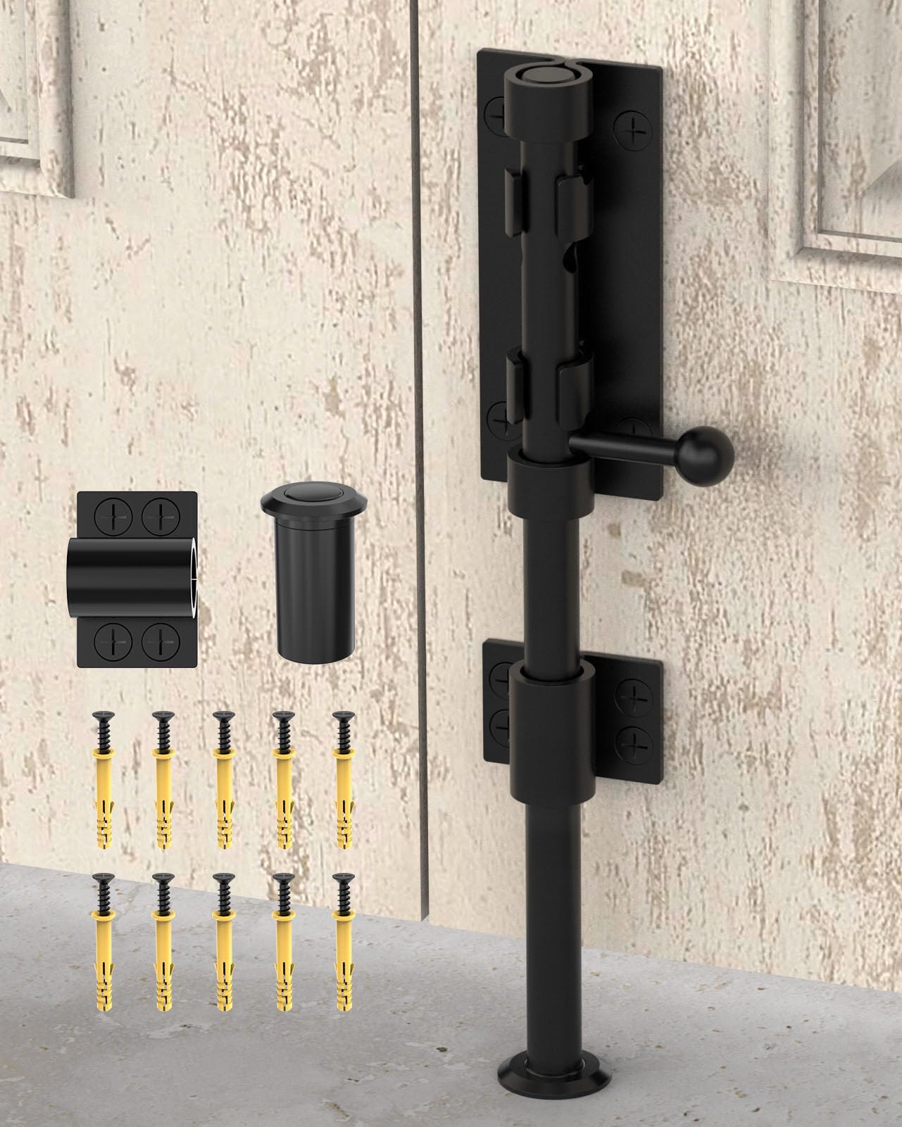 Amazon.com: 10" Barrel Bolt Latch, Heavy Duty Slide Bolt Gate Latch ...