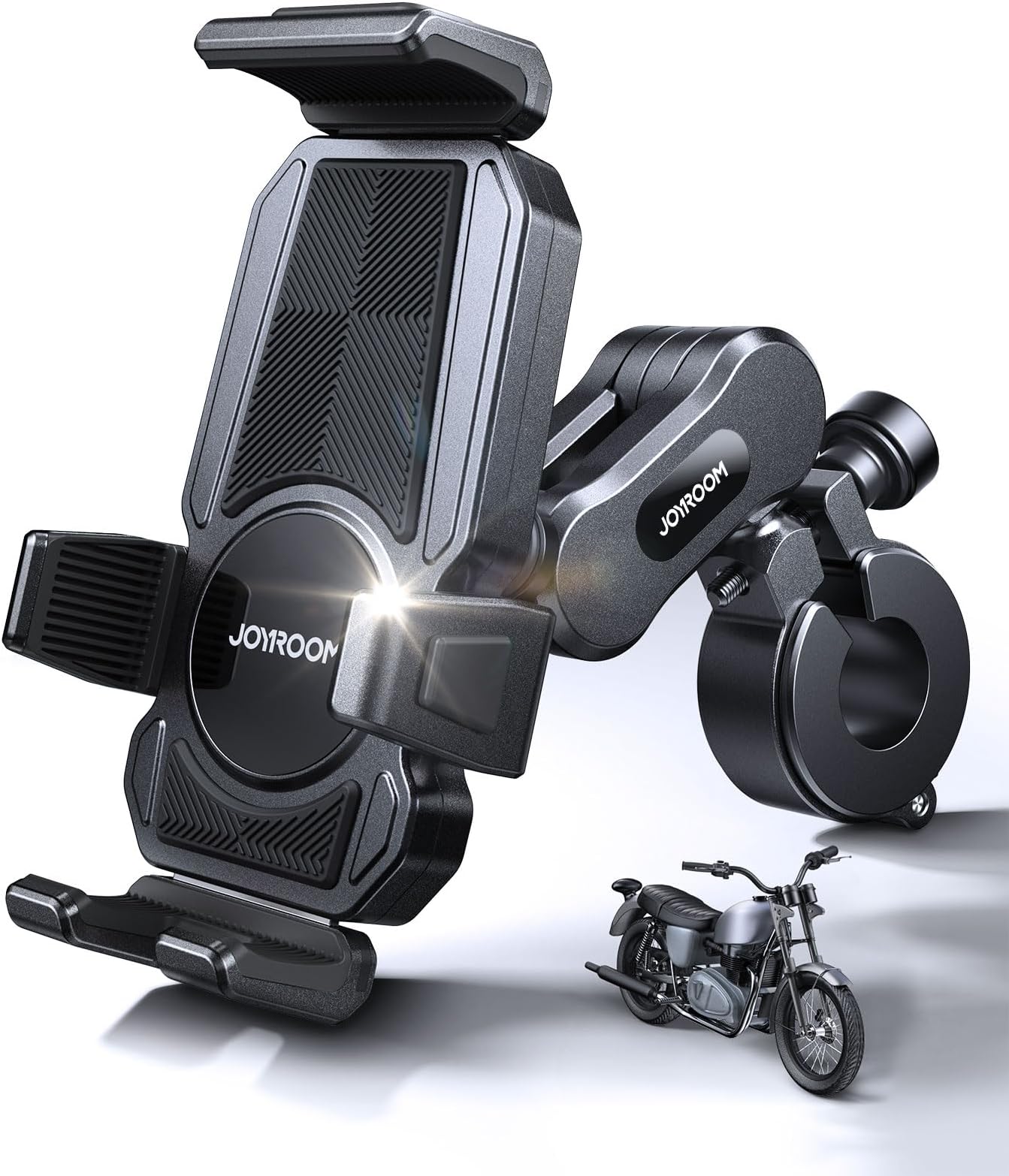 Amazon.com: JOYROOM Motorcycle Phone Mount, Bike Phone Holder for ...
