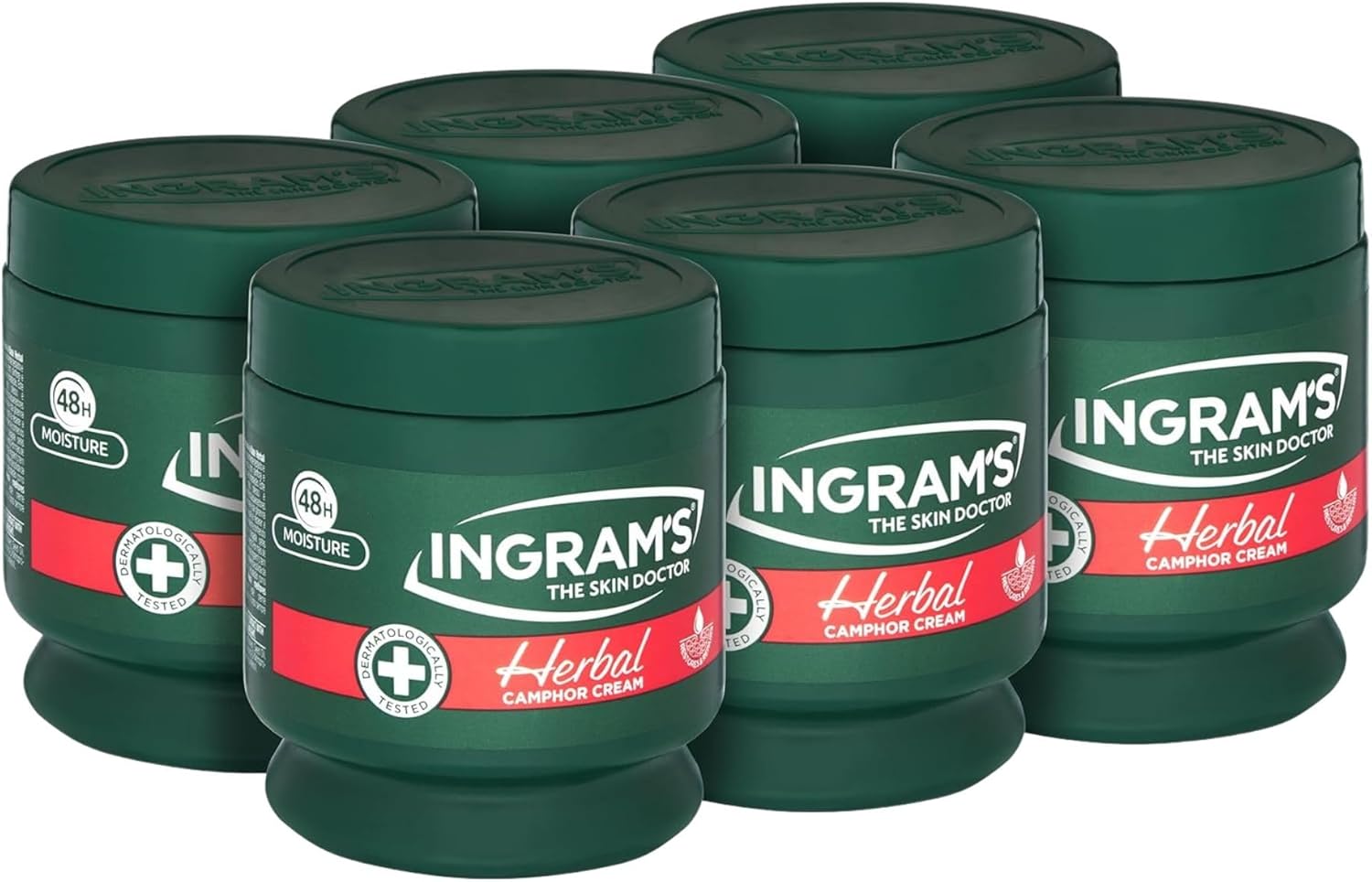 Ingram's Camphor Cream Herbal 300ml: Deep Moisturizing Hand and Body ...