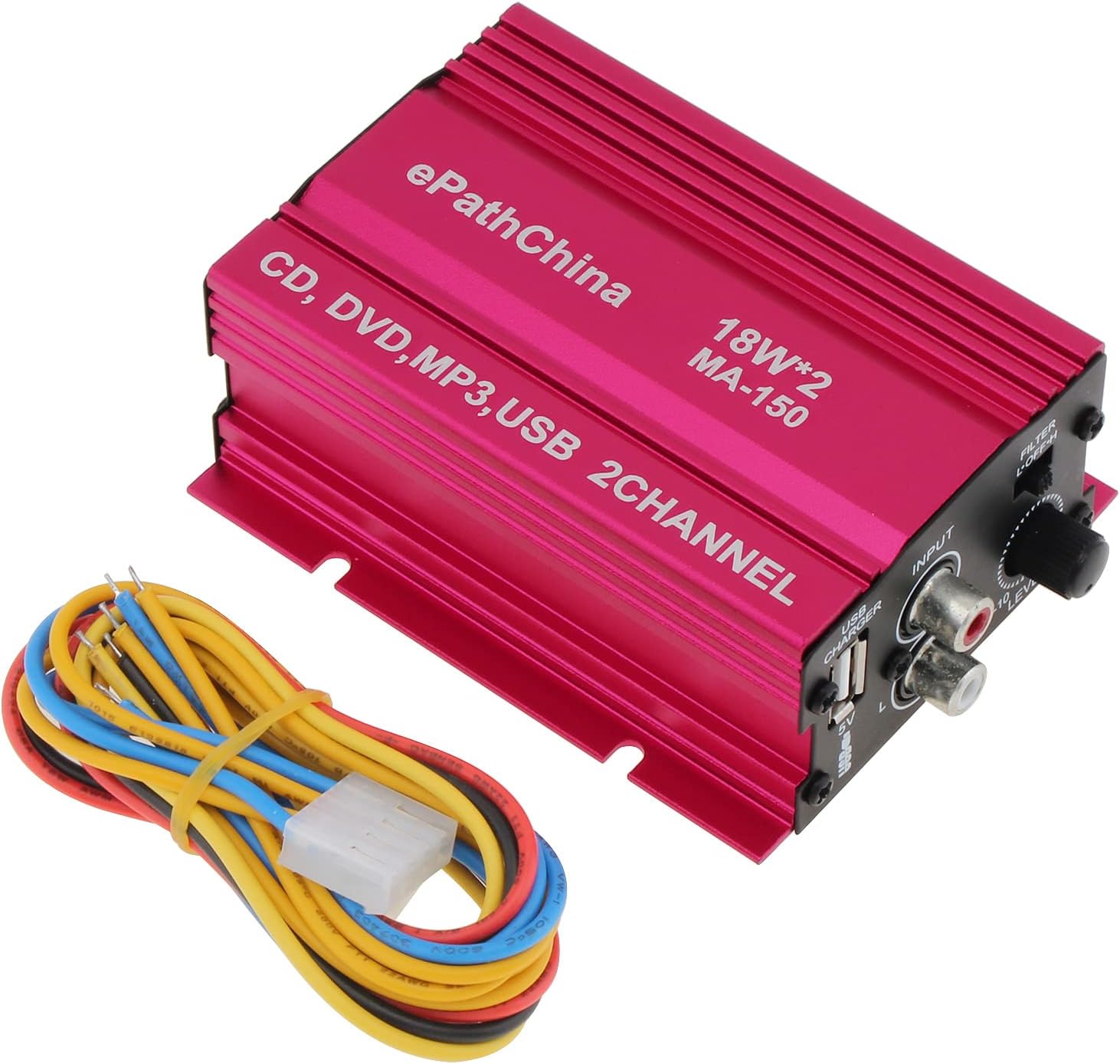 2 x 18W 2 Channel Mini Digital Audio Power Amplifier Portable DIY ...