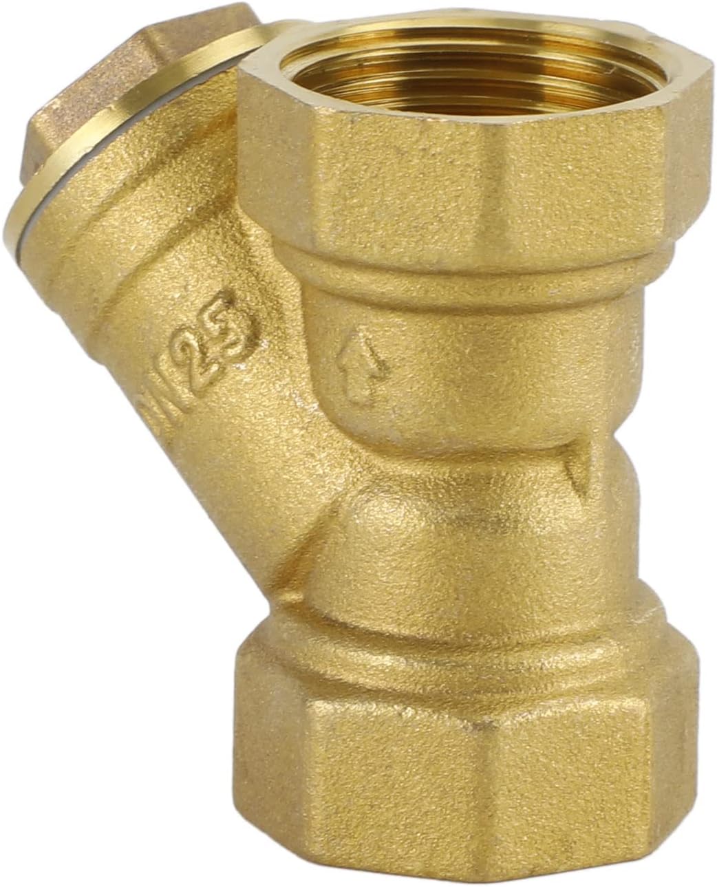 Amazon.com: Artudatech 1" Female NPT Brass Y Strainer Filter Valve ...