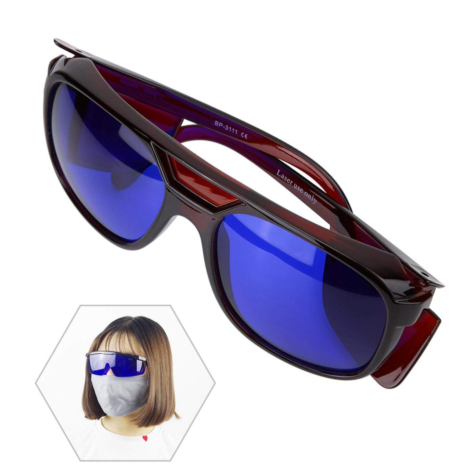 Sxhlseller Safety glasses, Red 650nm 660nm Lasers Protection Glasses ...