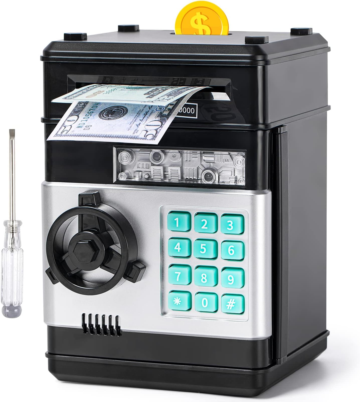 Amazon.com: Toy Talking ATM Bank ATM Machine Savings Bank for Kids ...