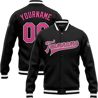 Custom Letterman Jacket Varsity Baseball Pullover Sport Bomber Coat ...