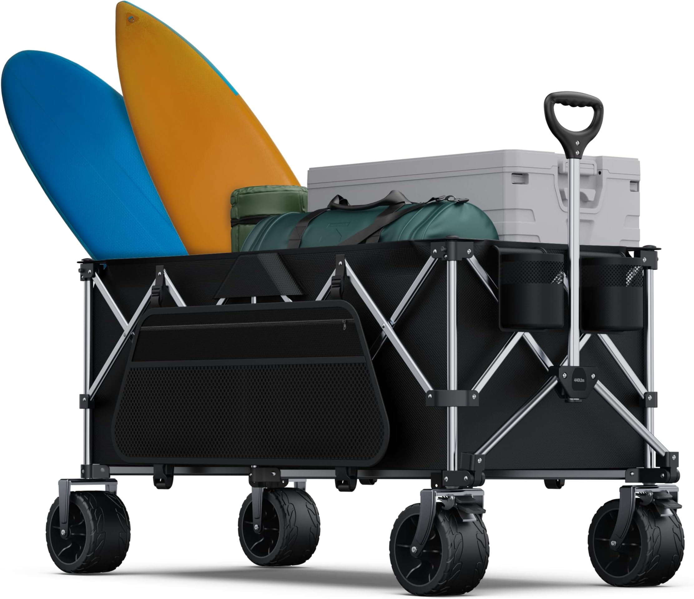 Amazon.com: Gorilla Carts Fish and Marine Cart, Aluminum Poly Bed ...