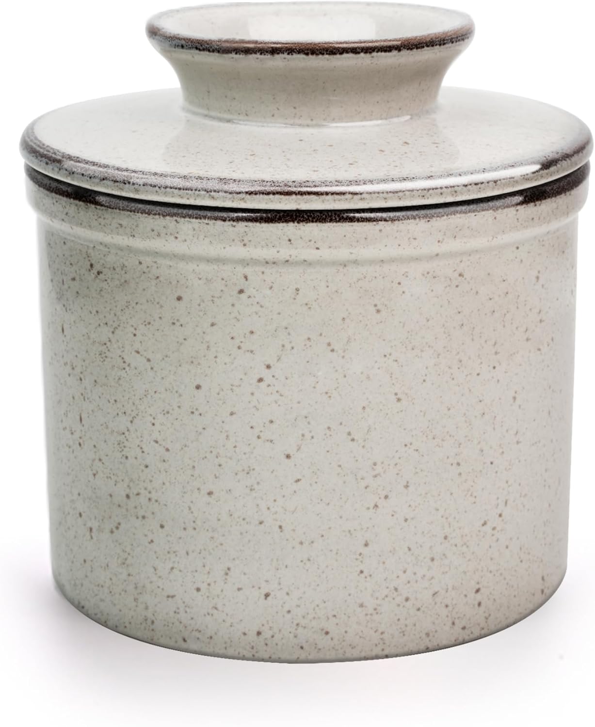 KILNGPT Butter Dish with Lid，Reactive Glaze French Butter Crock for ...
