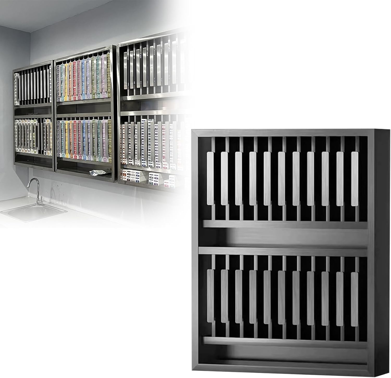 Amazon.com: WNGJZZYC Professional Hair Color Organizer Rack, Hair Color ...