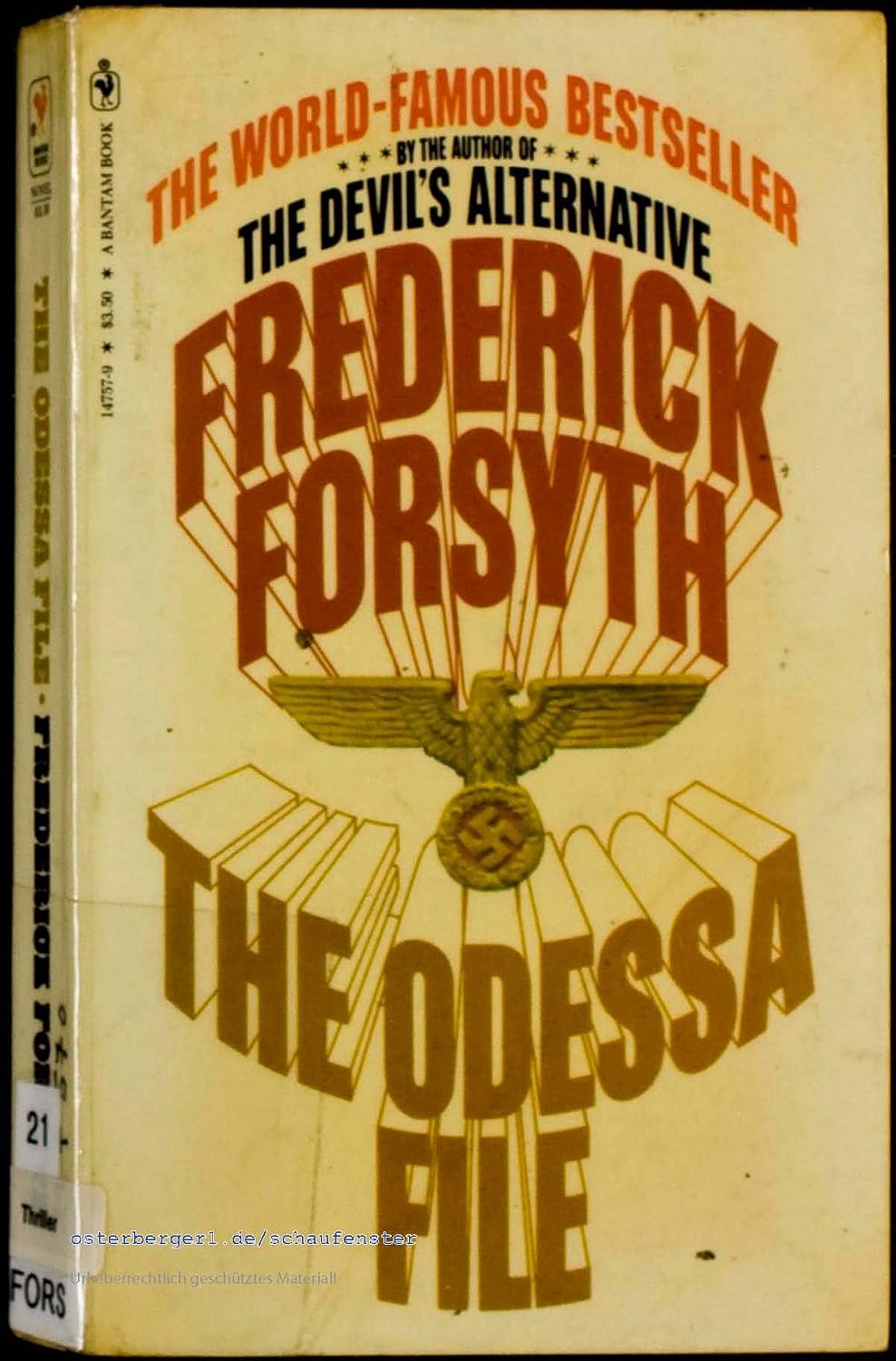 The ODESSA File: Forsyth, Frederick: 9780553138962: Amazon.com: Books
