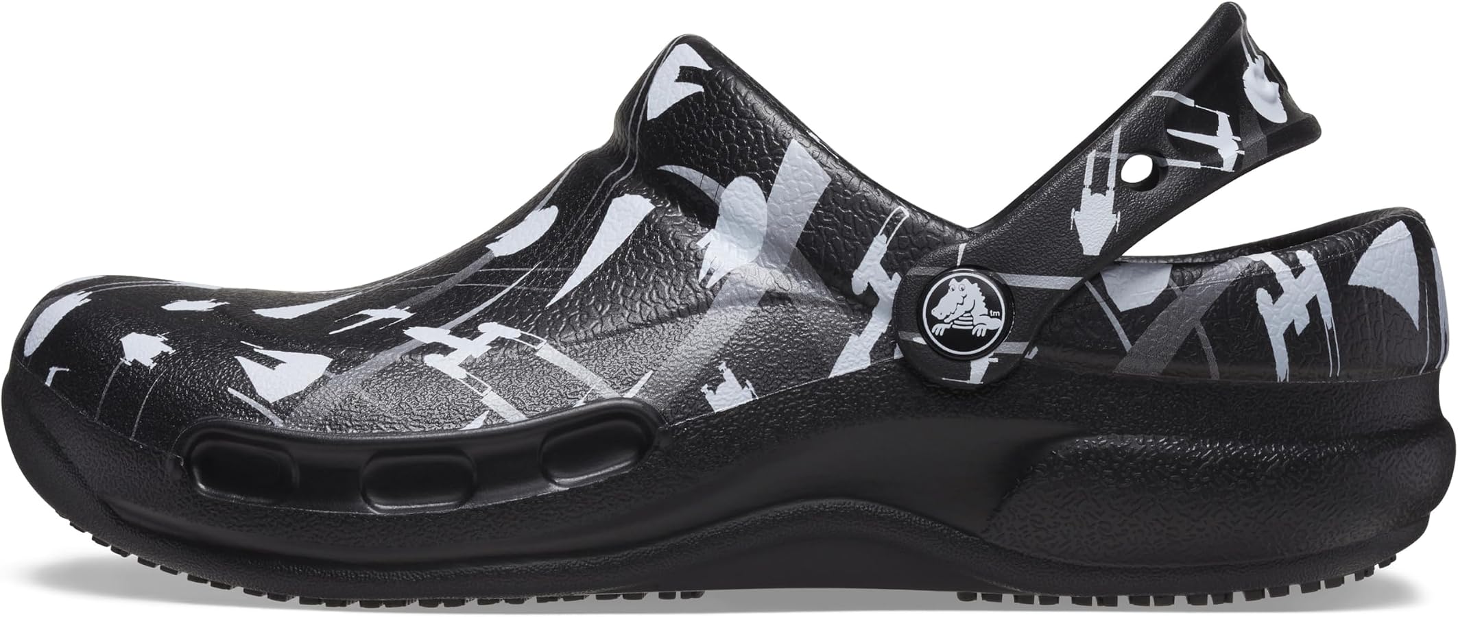 Crocs Unisex-Adult Bistro Graphic Clogs, Slip Resistant Work Shoes