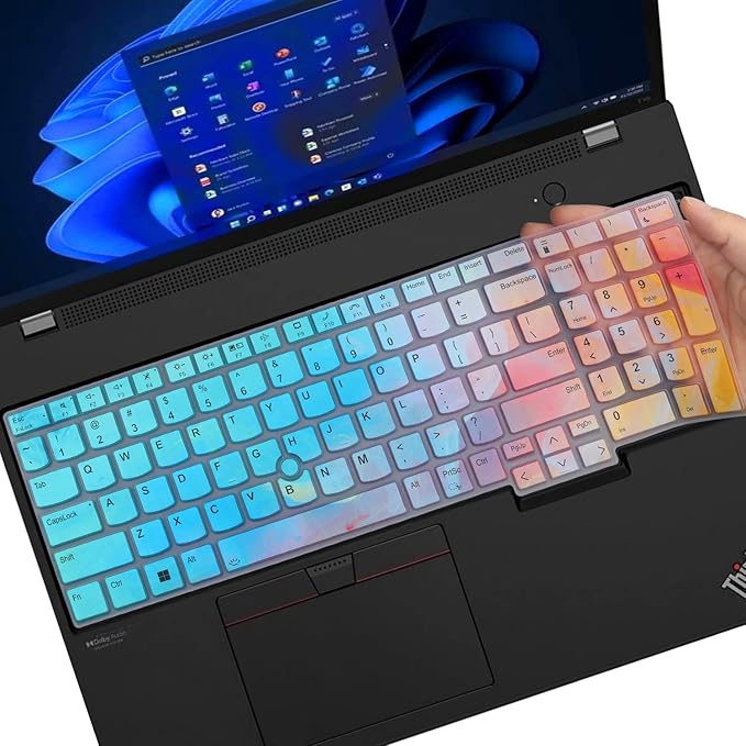 Amazon.com: Keyboard Cover for Lenovo ThinkPad T16 P16 P16s 16 inch ...
