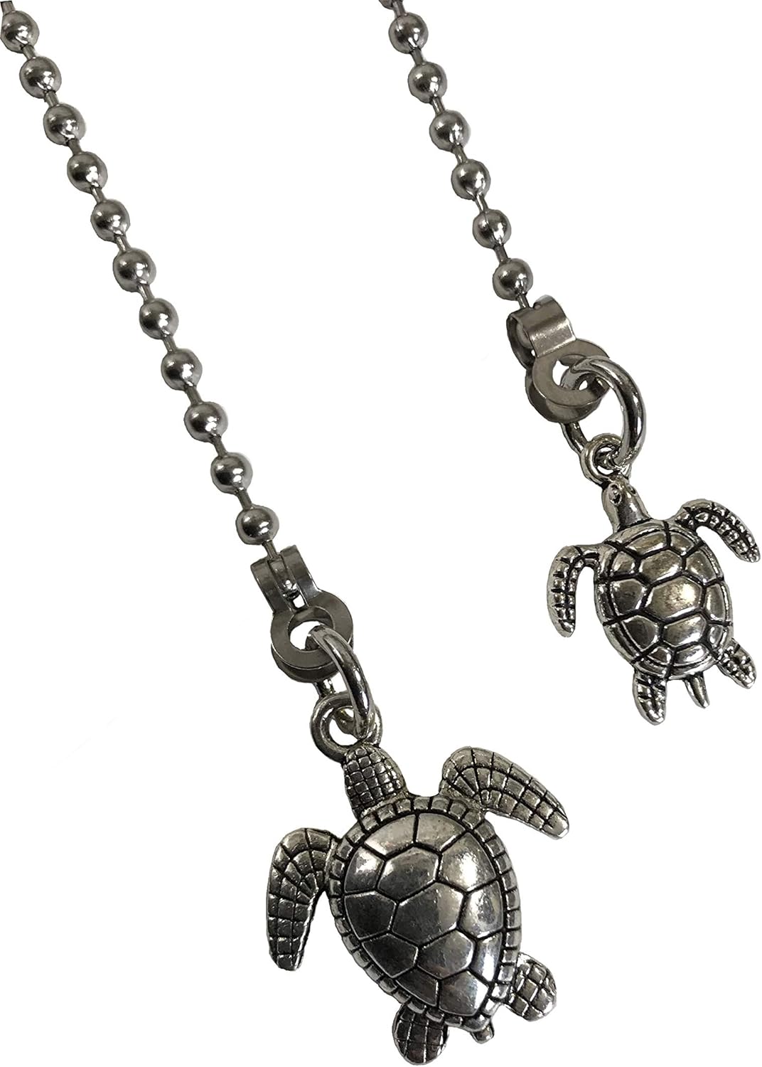 Small & Bit Larger Sea Turtle Fan Light Pull Chain Replacement Set ...