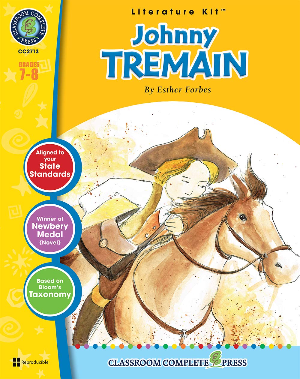Amazon.com: Johnny Tremain - Literature Kit Gr. 7-8 - Classroom ...