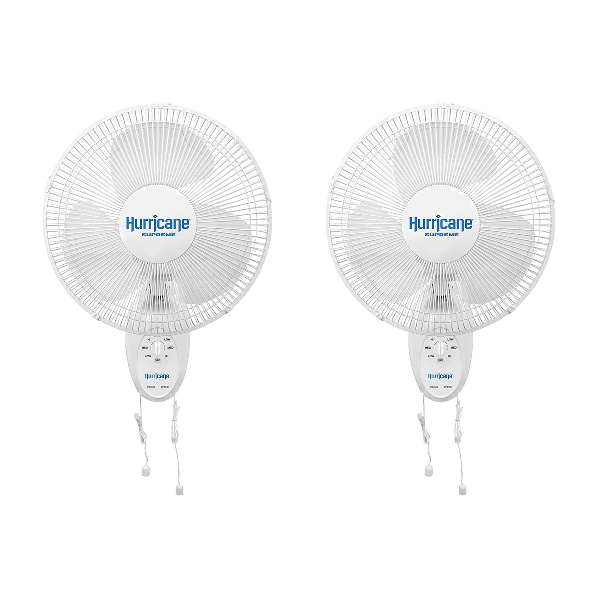 Amazon.com: Hurricane Supreme 12” Portable Oscillating Wall Mount Fan ...