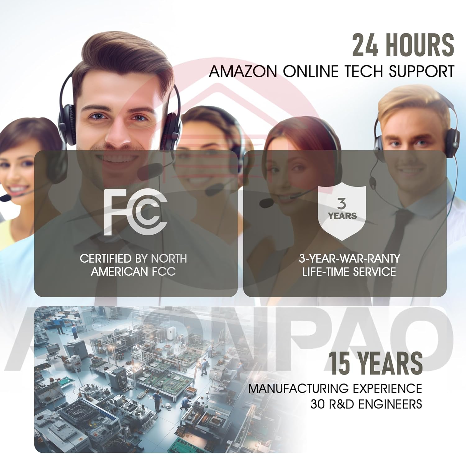 ASONPAO MCT-3 Linear Garage Door Opener Remote Instruction Manual