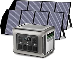 ALLPOWERS R2500 Solar Generator 2016Wh with 2x 140W Portable Solar ...