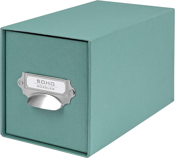 Rössler Papier S.O.H.O 1327452380 CD Drawer Box, Opal, 143 x 158 x 261 ...