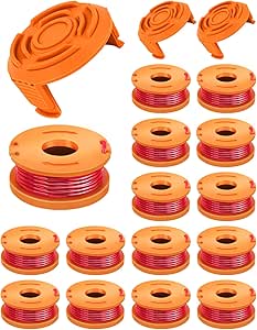Amazon.com : 18 Pcs Replacement Trimmer Spools Compatible with Worx ...