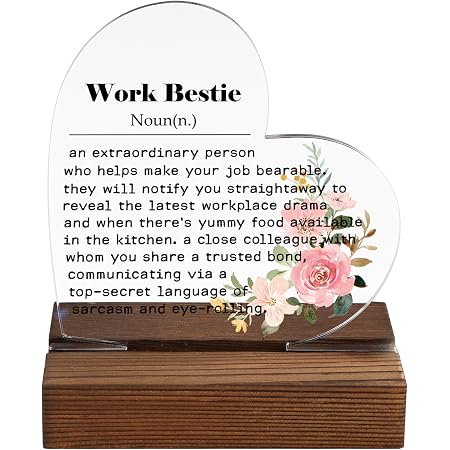 Amazon.com: Work Bestie Gifts, Work Bestie Sign, Work Bestie Definition ...
