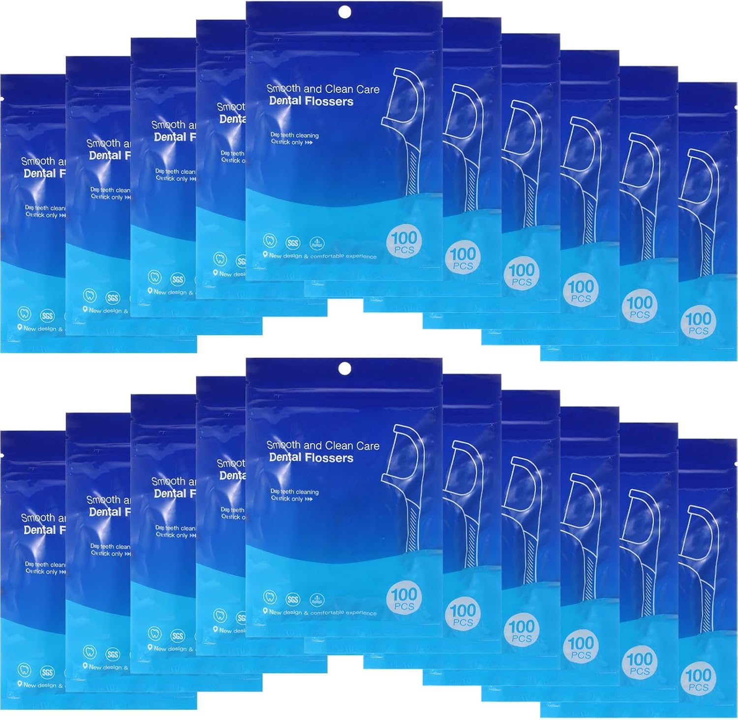 Amazon.com : Kifmurase 2000PCS Dental Floss Picks, Adults Toothpicks ...