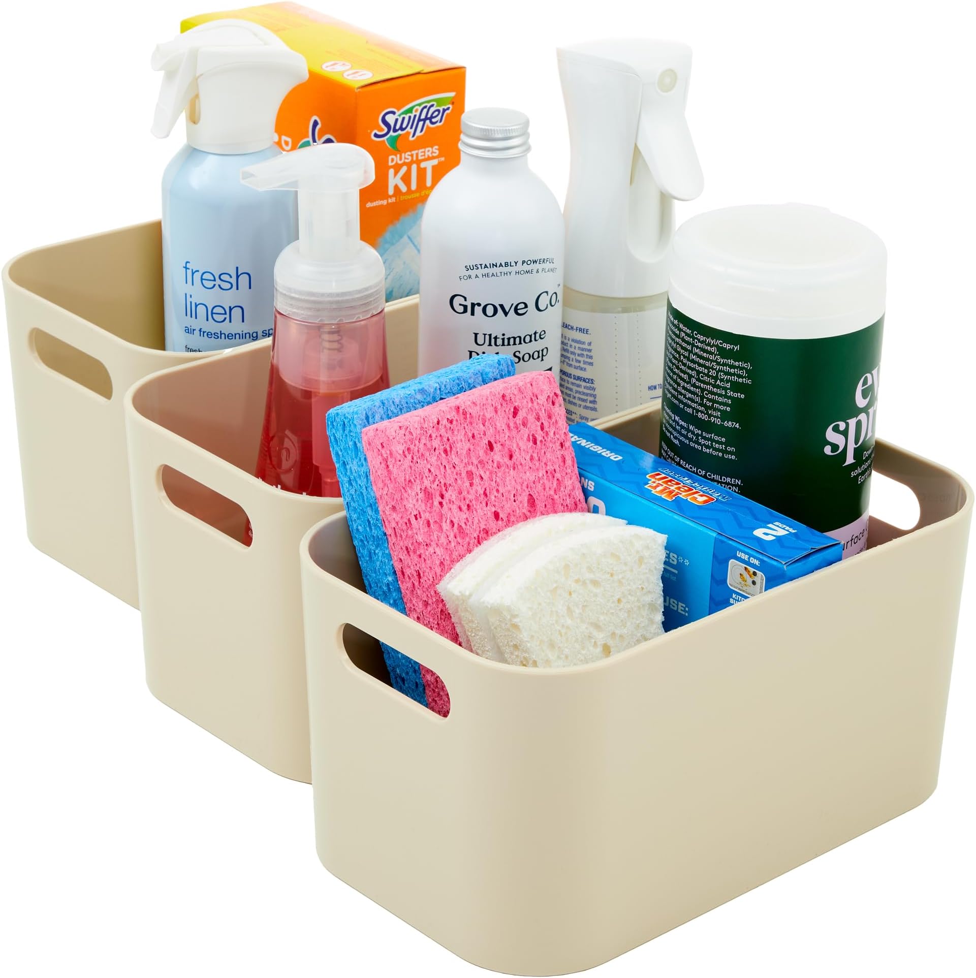 Amazon.com: STORi Bliss 10" x 6" Open Compartment Clear Plastic ...