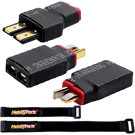 Amazon.com: Hobbypark RC Battery Adapter Connector for Traxxas TRX to ...