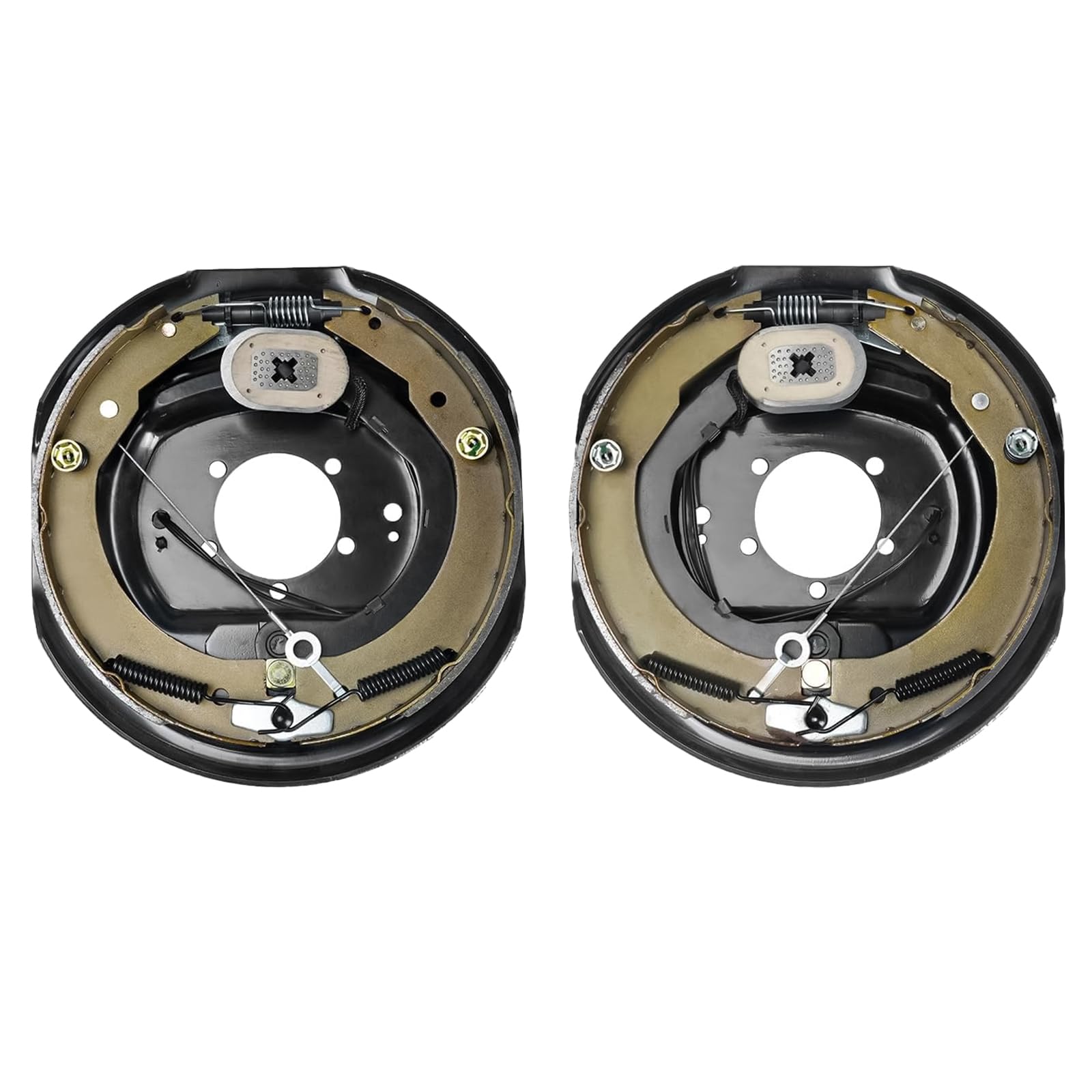 GOMADEIT 1 Pair Trailer Electric Brake Assembly 12" x 2" fits for 5,200 ...