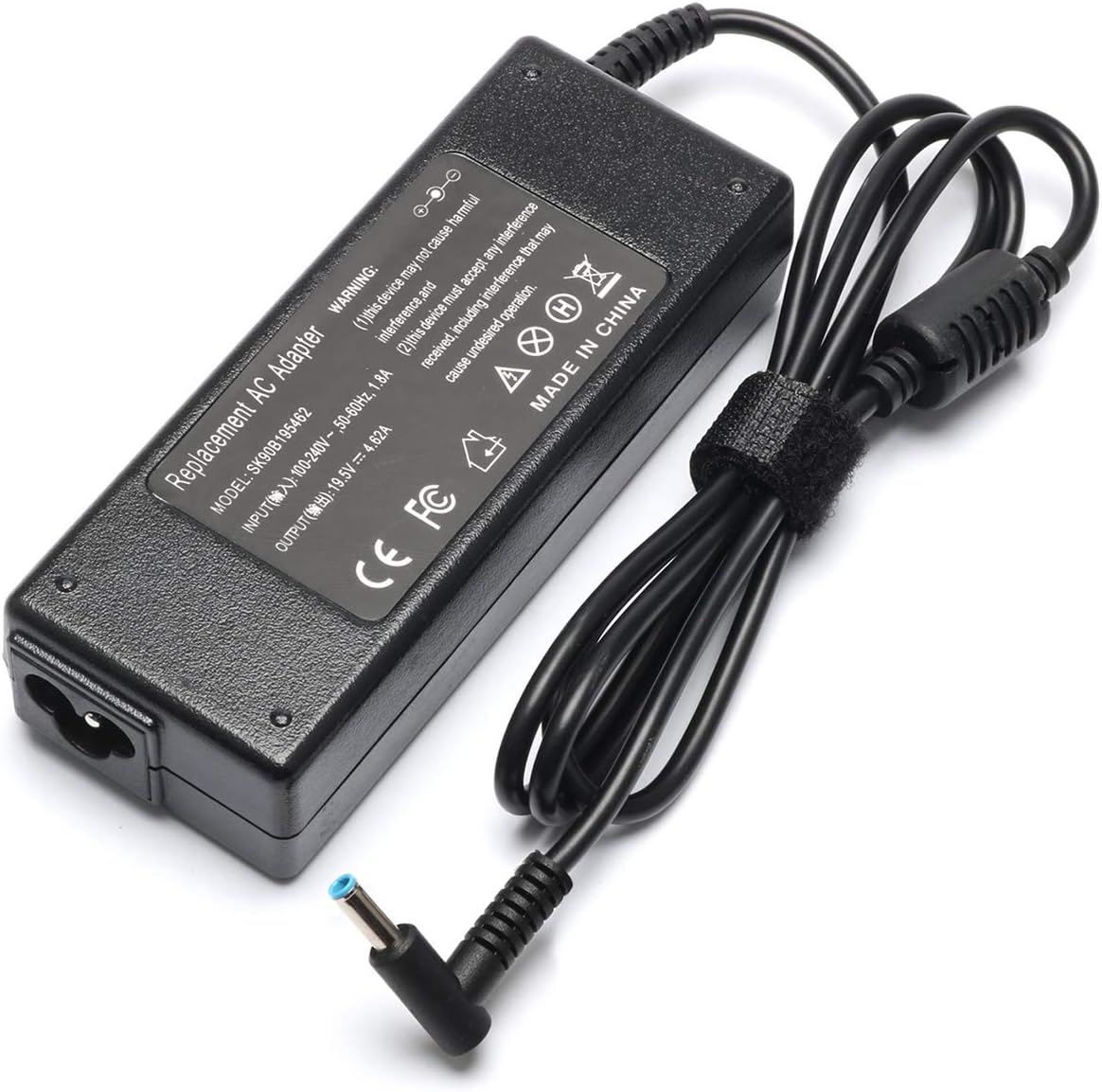 Amazon.com: 90W 19.5V 4.62A AC Adapter Laptop Charger for HP 710412-001 ...