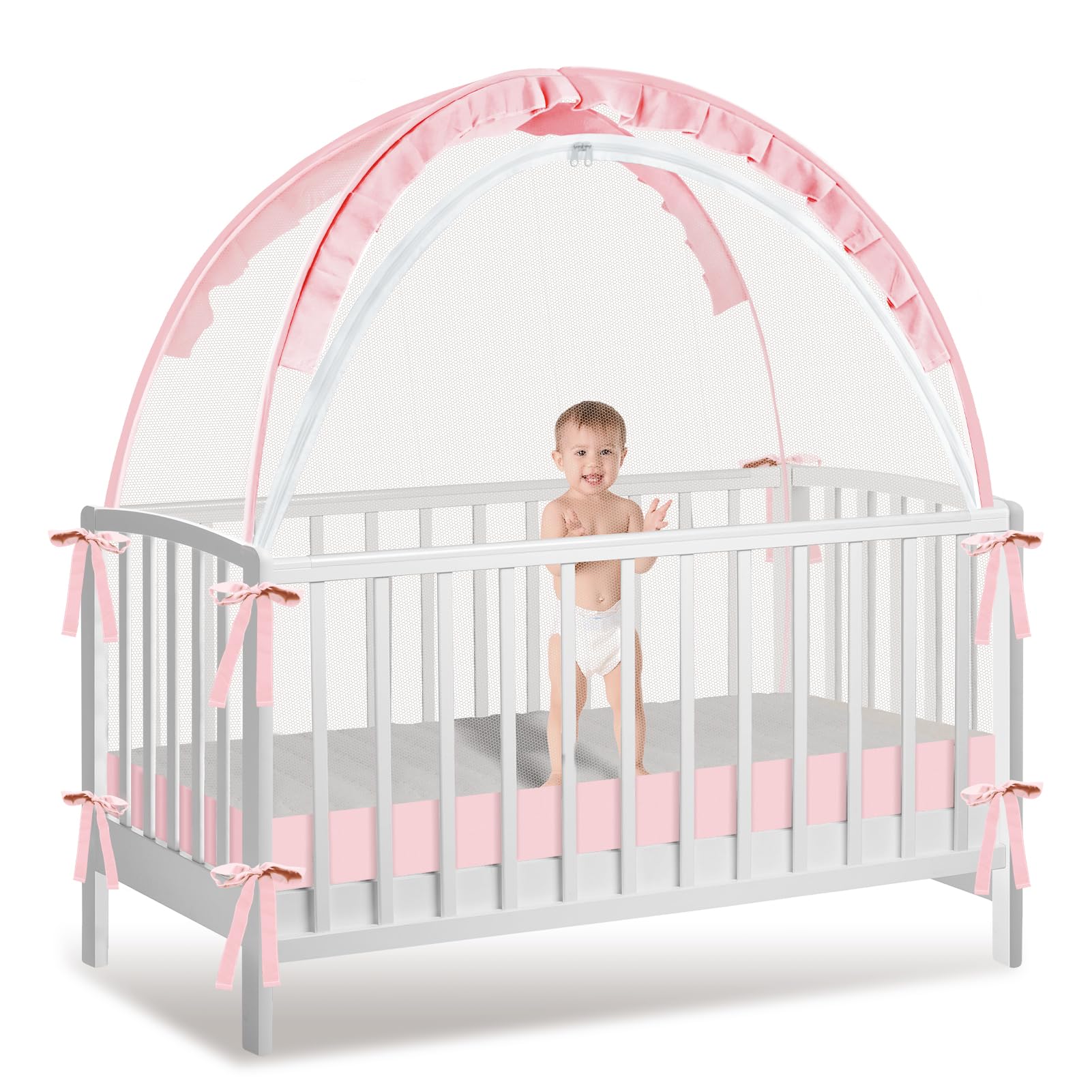 Amazon.com: Crib Tent to Keep Baby from Climbing Out - Crib Net to Keep ...