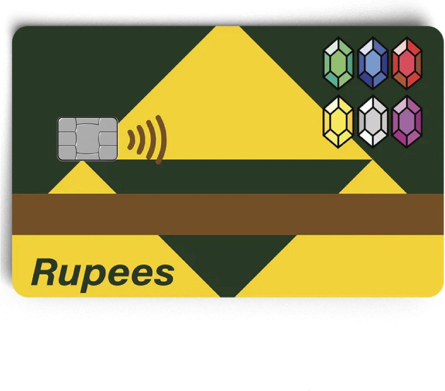 Amazon.com: CUCU Covers Rupees Credit Card Skin Debit Card Stickers for ...