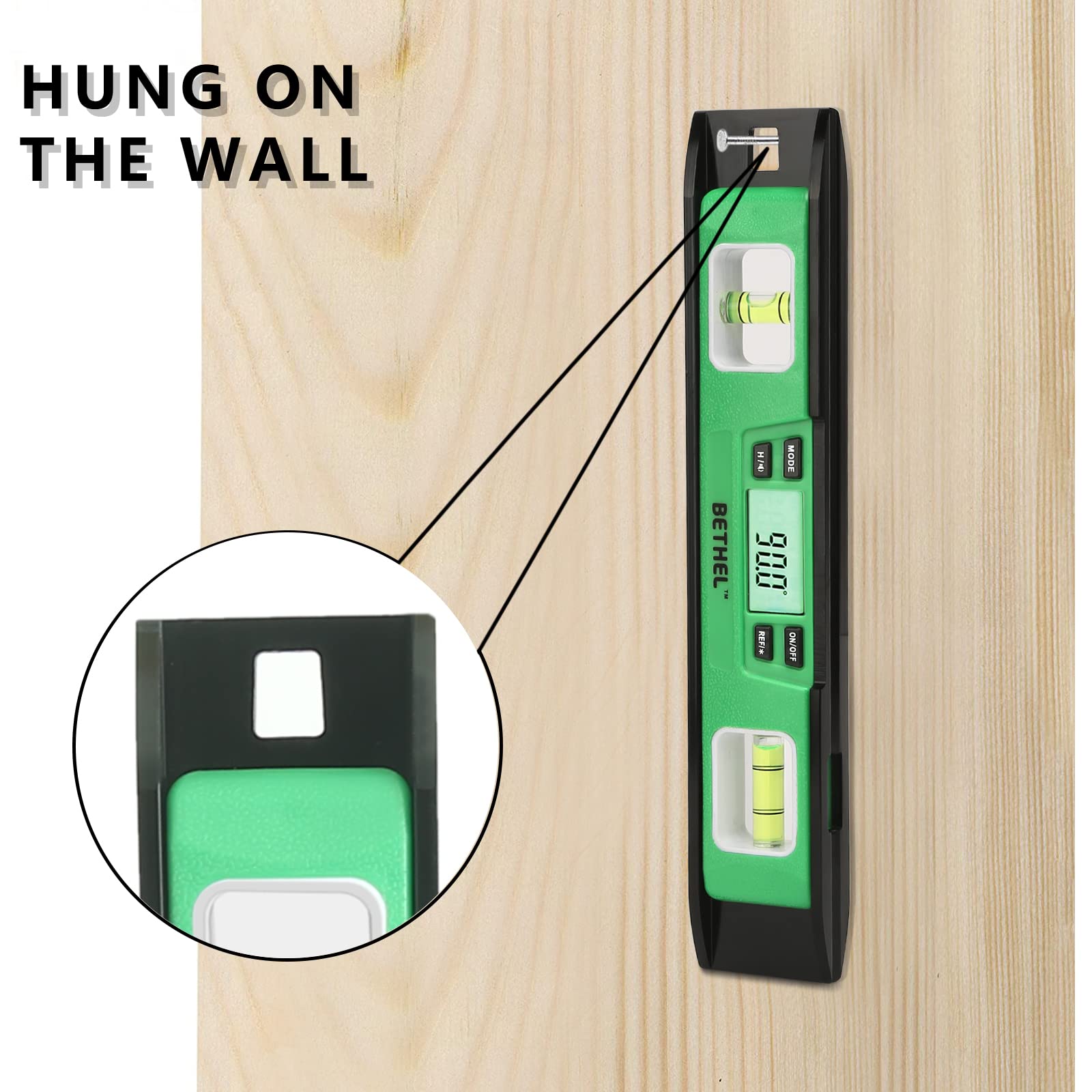 Snapklik.com : BETHEL Digital Torpedo Level -10 Inch IP54 Digital ...